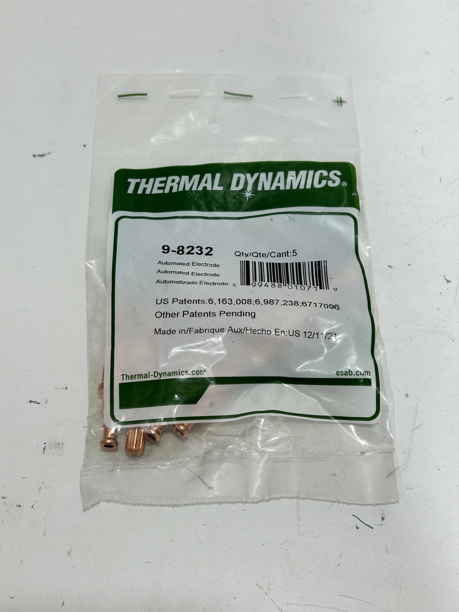 Thermal Dynamics 9-8232 Plazma Elektrodu